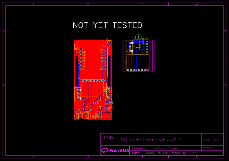 slimevr tracker mayb good? - EasyEDA open source hardware lab