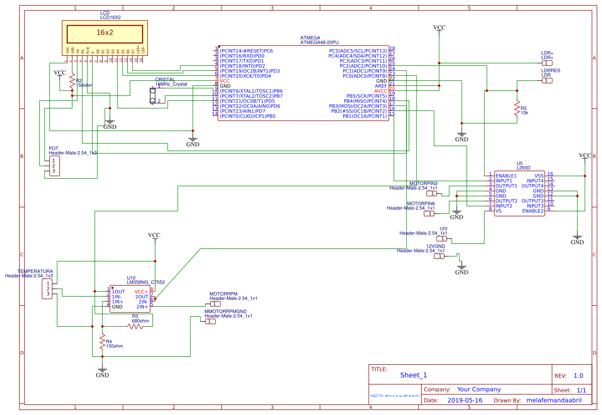 SENSORES ATMEL 328 - EasyEDA open source hardware lab