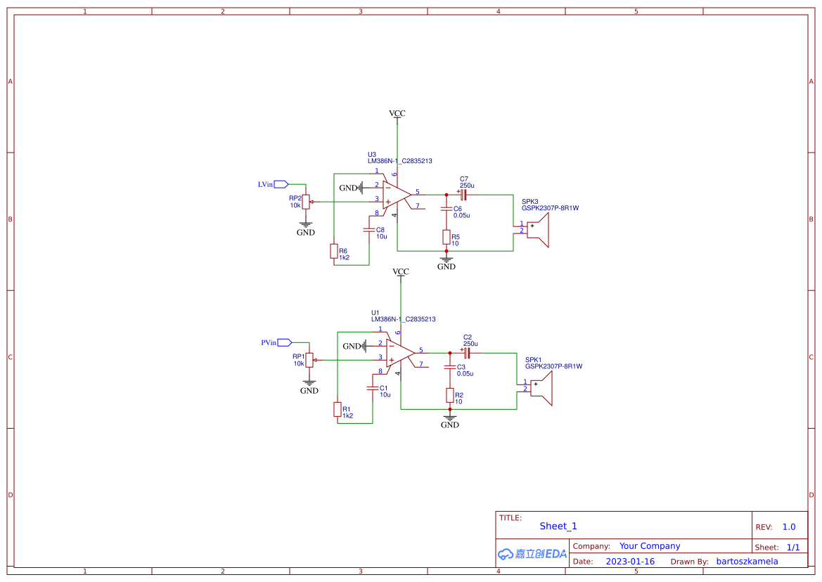 Audio - EasyEDA open source hardware lab
