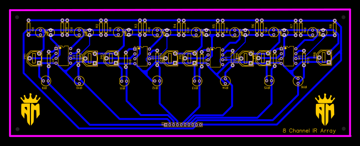 DIY IR Sensor Array New - EasyEDA open source hardware lab