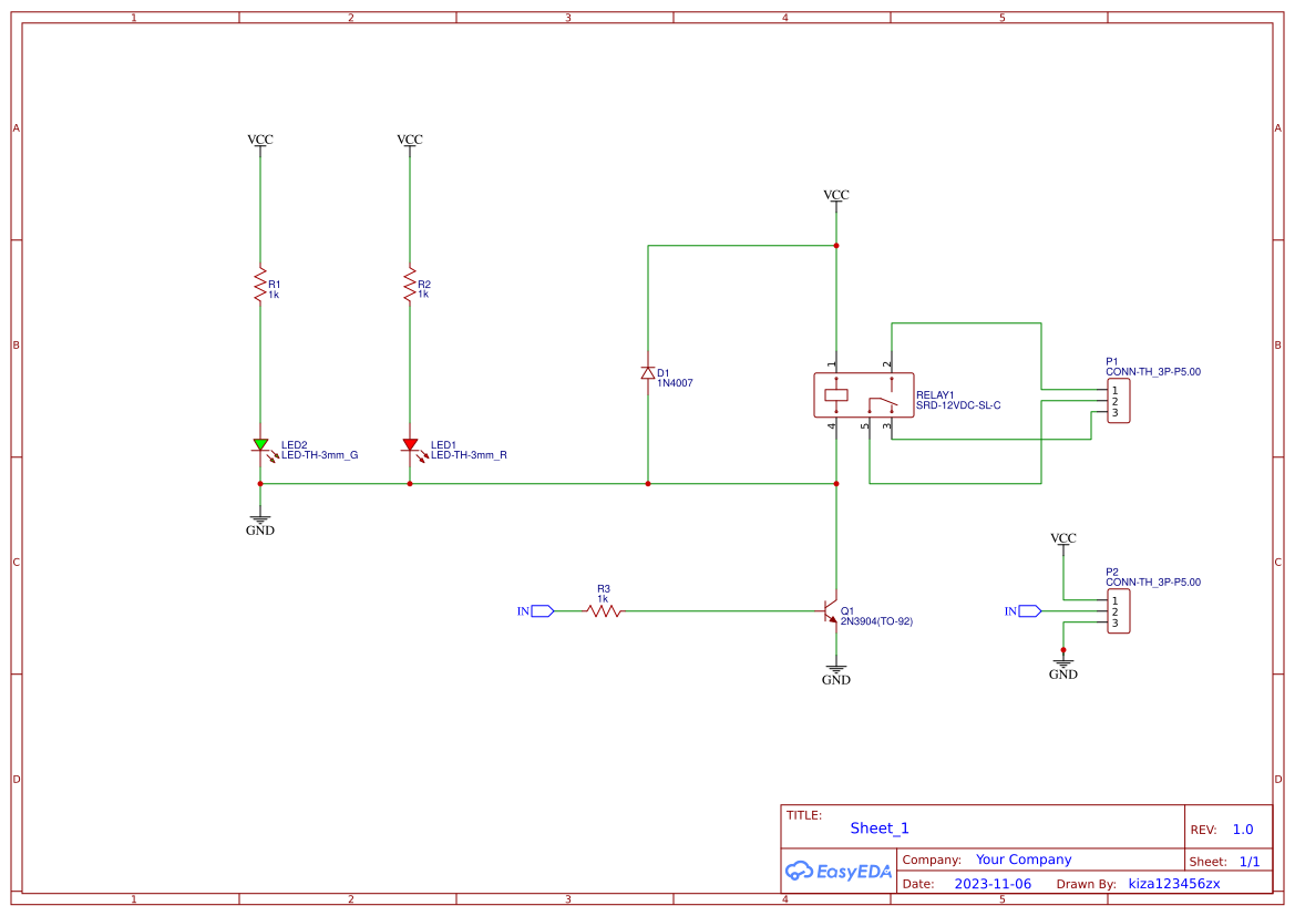 02-Relay 1 channel - OSHWLab