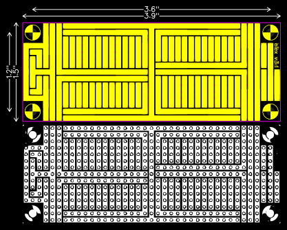 Solderable Breadboard PCBs - OSHWLab