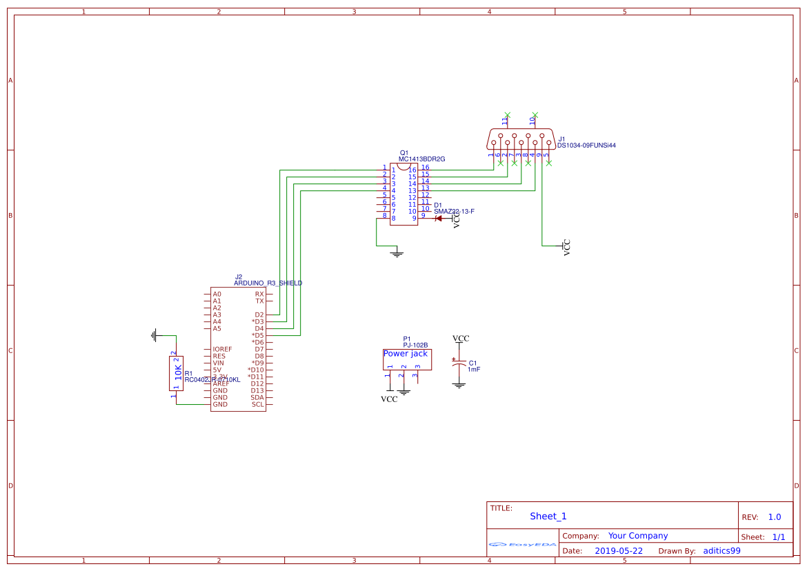 Solenoid Actuator Using Arduino Platform For Creating And Sharing Projects Oshwlab