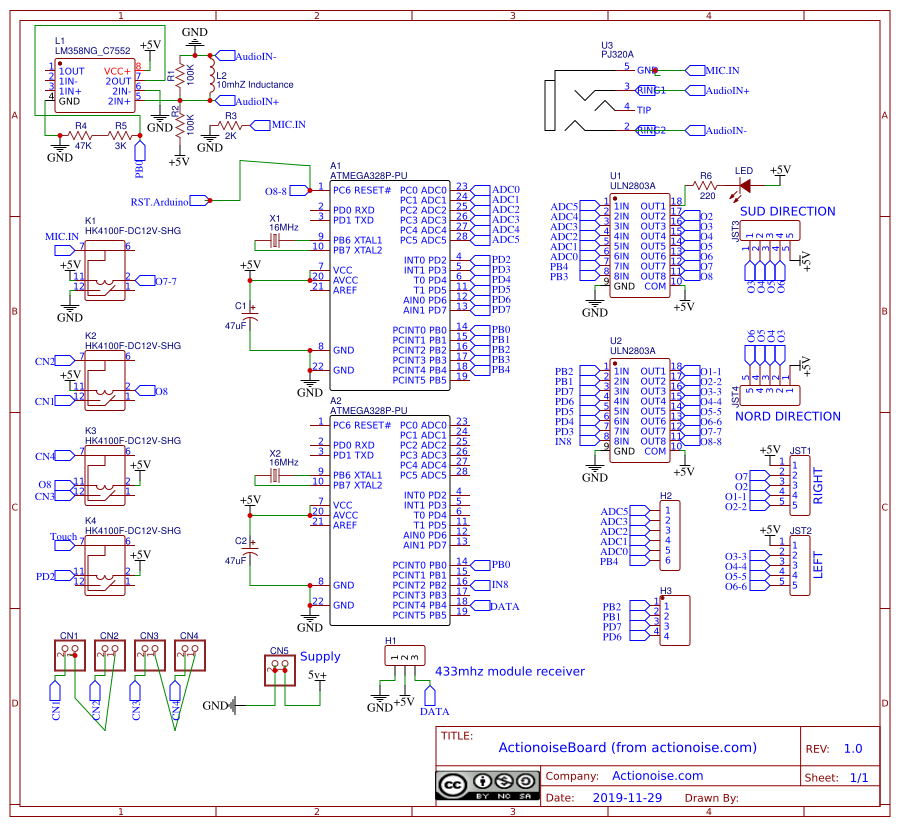 actionoise - EasyEDA open source hardware lab