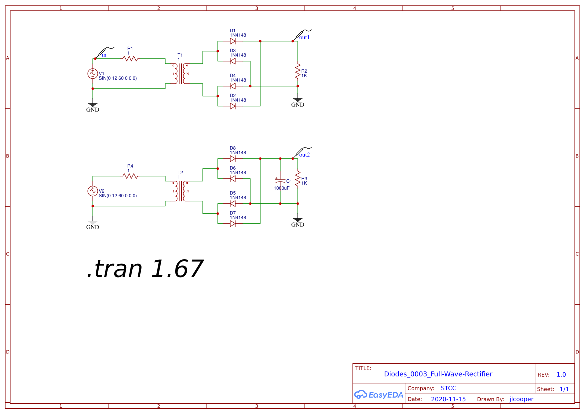 Diodes_0003_Full-Wave-Rectifier - EasyEDA open source hardware lab
