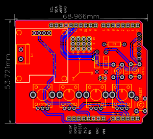 4 DOF UNO Shield Arduino for MeArm - OSHWLab