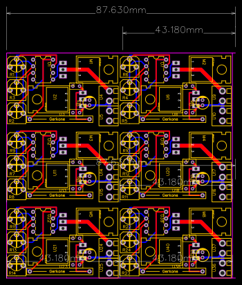 Attiny13 smooth start led strip - EasyEDA open source hardware lab