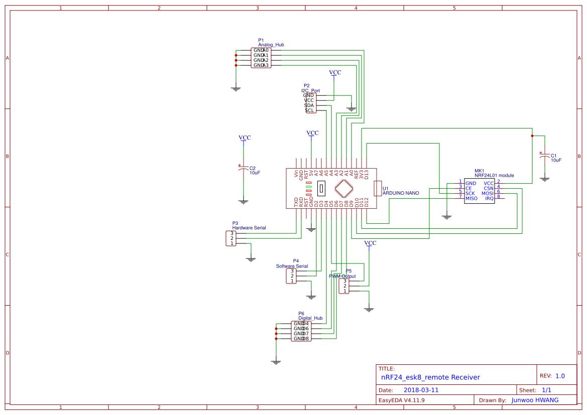 nRF24_esk8_Remote Receiver - OSHWLab