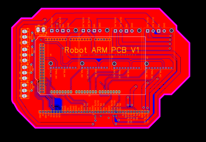 Robot Arm Mother Board - OSHWLab
