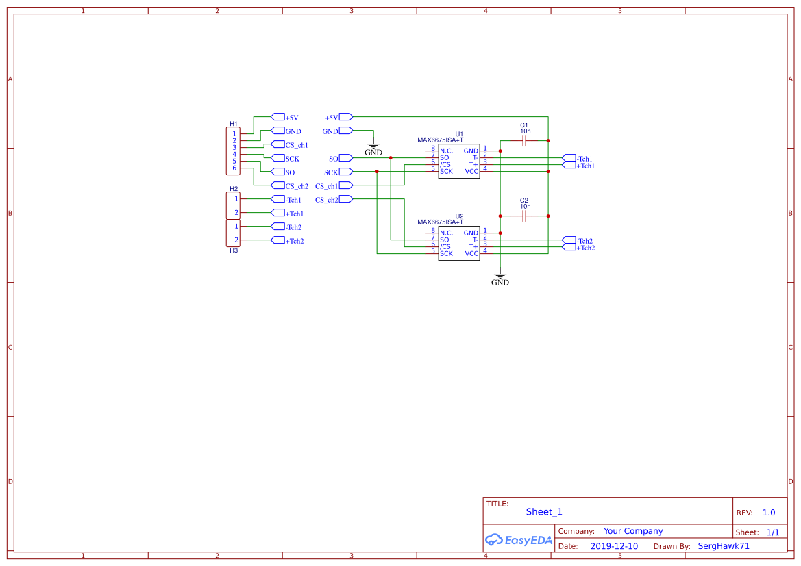 MAX6675 - EasyEDA open source hardware lab