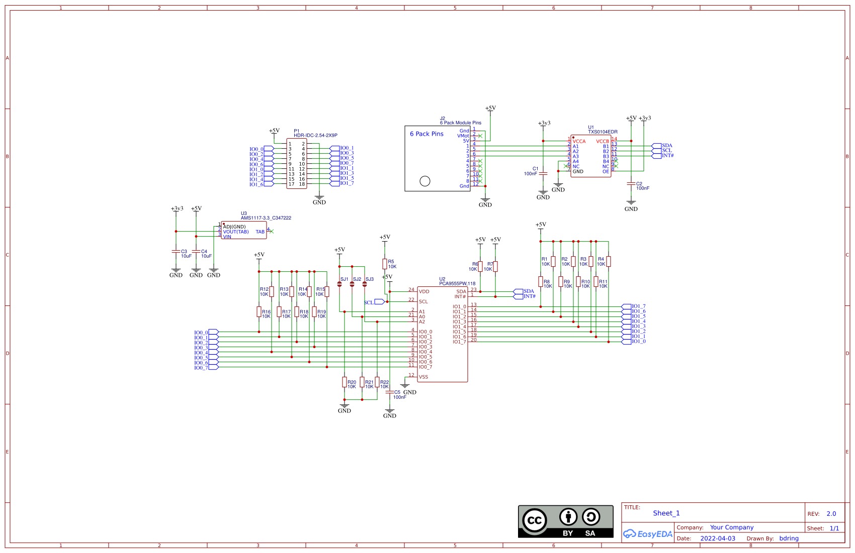 PCA9555 - OSHWLab