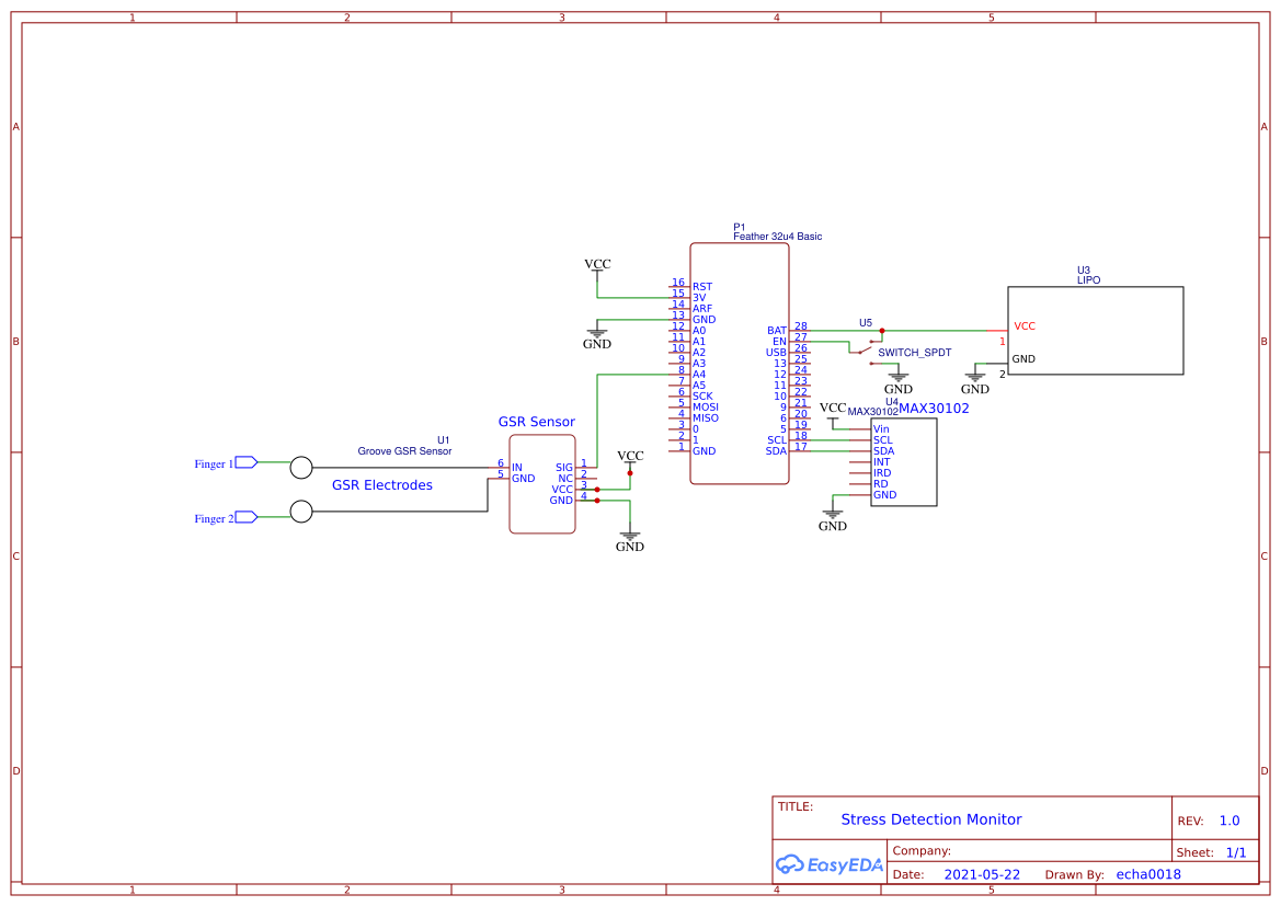 FYP_StressDetection - EasyEDA open source hardware lab