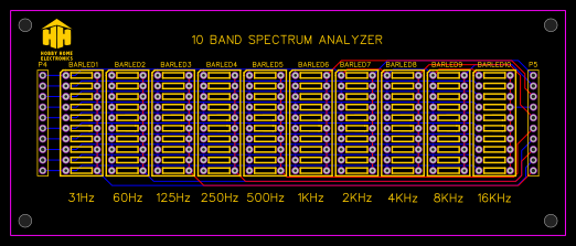 10 band LED spectrum analyzer part 2 - EasyEDA open source hardware lab