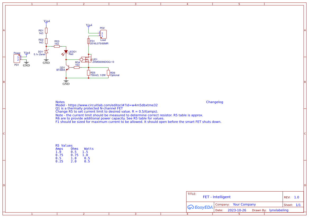 Current Limiter - Multi - EasyEDA open source hardware lab