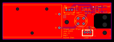 9V Simple Laser Driver - EasyEDA open source hardware lab