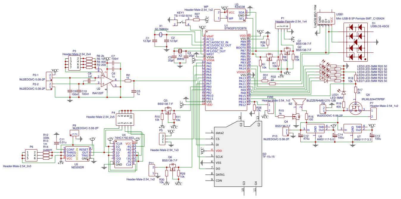 SRM thrust logger - EasyEDA open source hardware lab