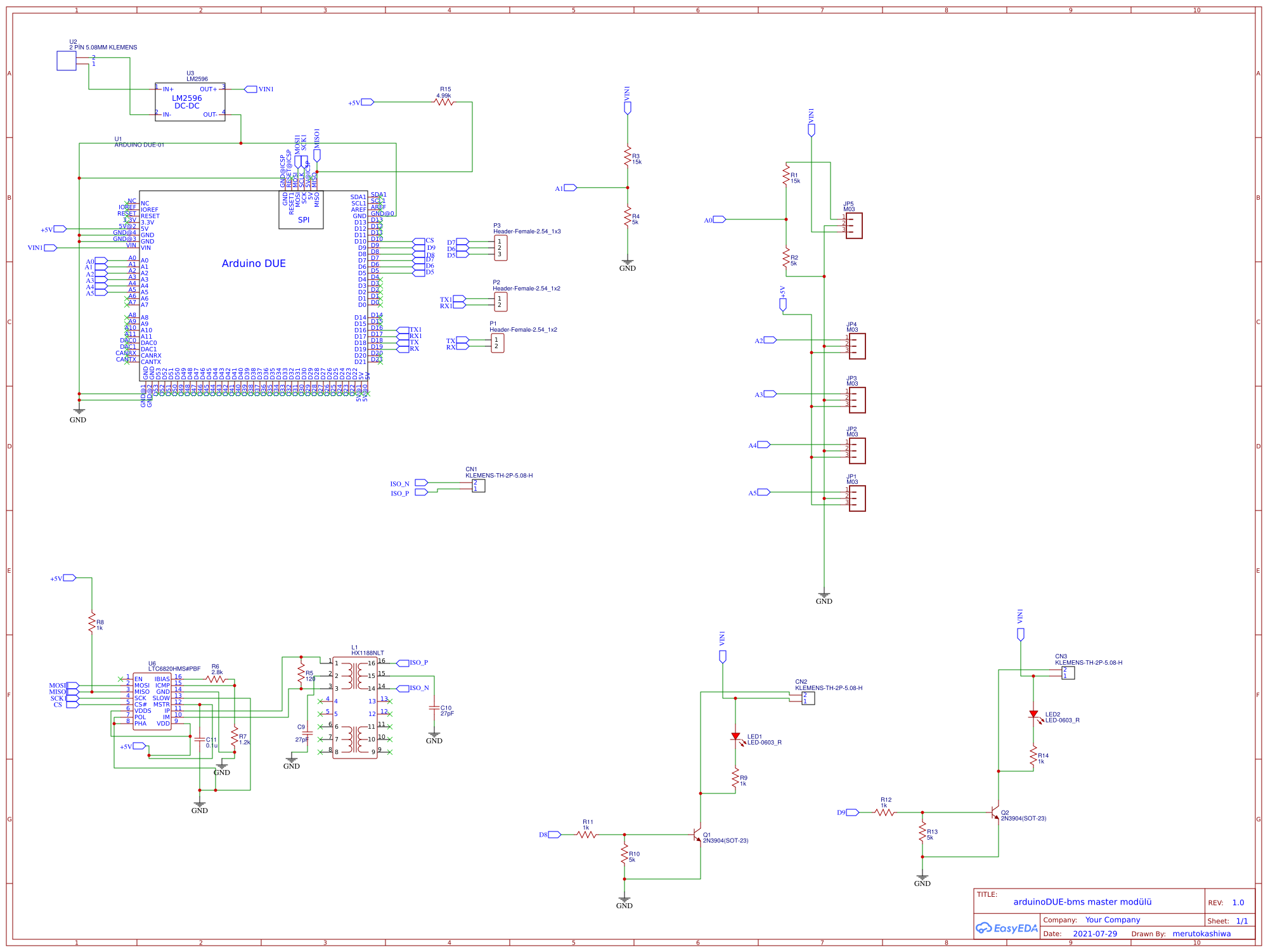 bms arduinomega - OSHWLab