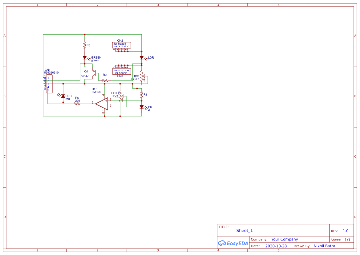 ldr+flame sensor - OSHWLab