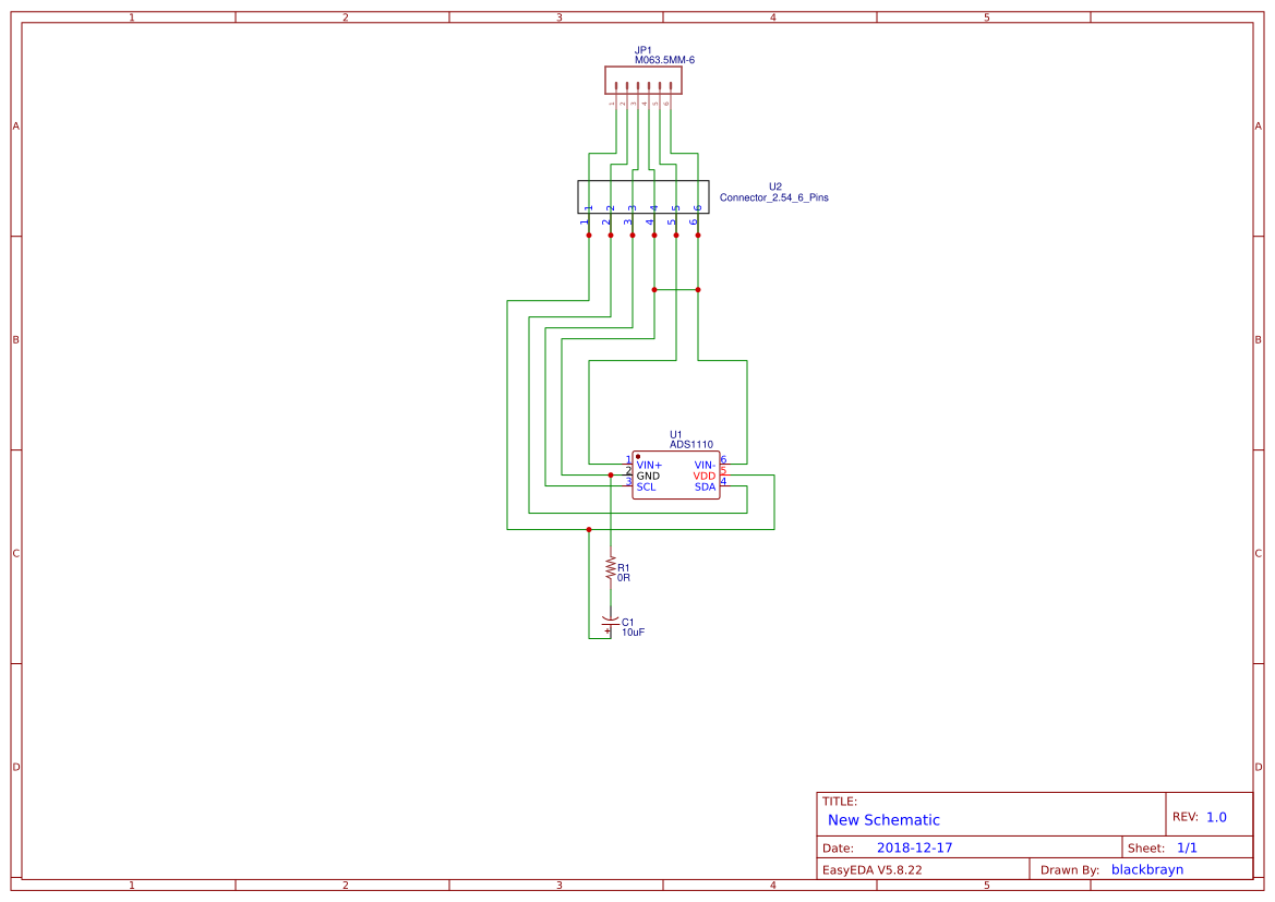 ads1110 breakout - EasyEDA open source hardware lab