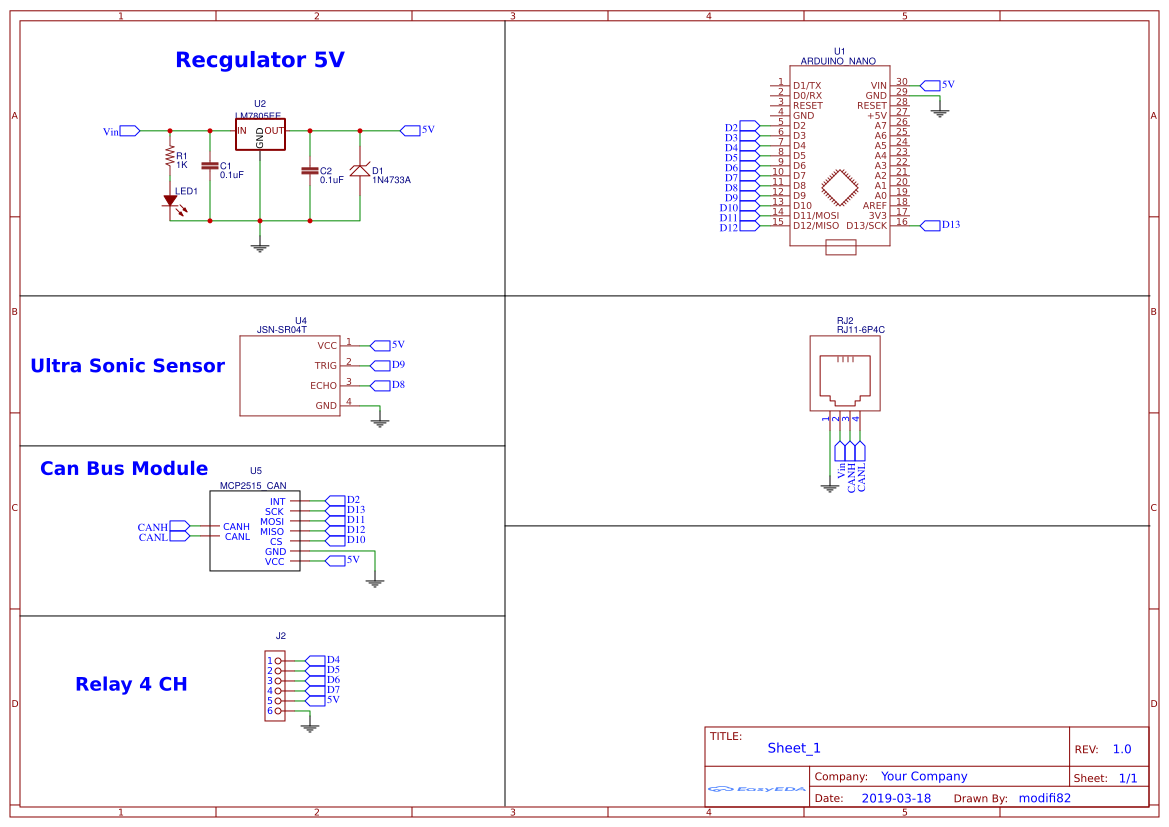 Project_Car_Paking - EasyEDA open source hardware lab