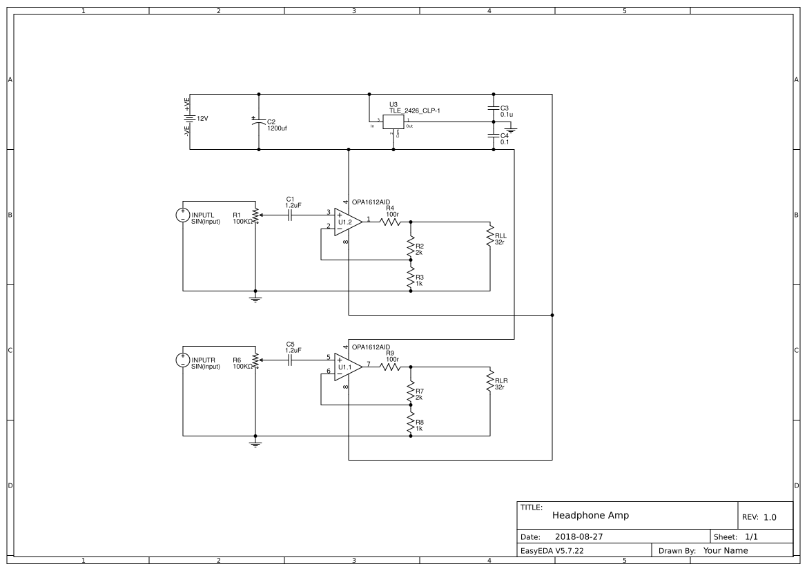 Headphone Amp - OSHWLab