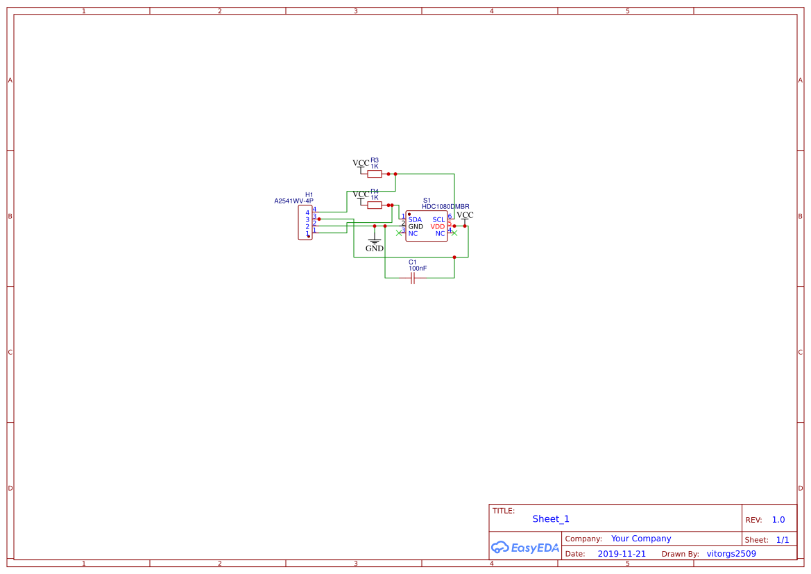 hdc1080 - Platform for creating and sharing projects - OSHWLab
