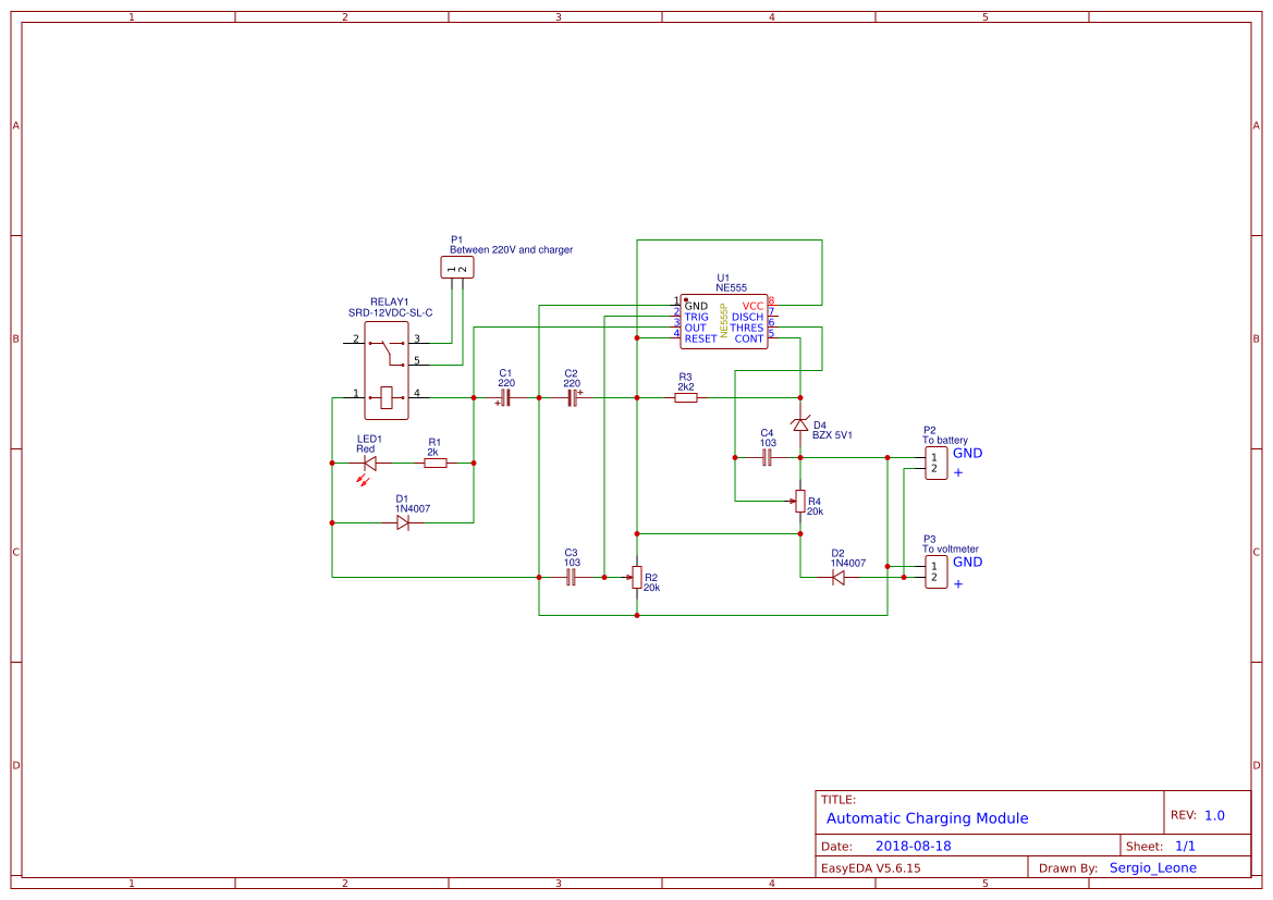XH-M601 Automatic Charging Module copy - Platform for creating and sharing projects - OSHWLab