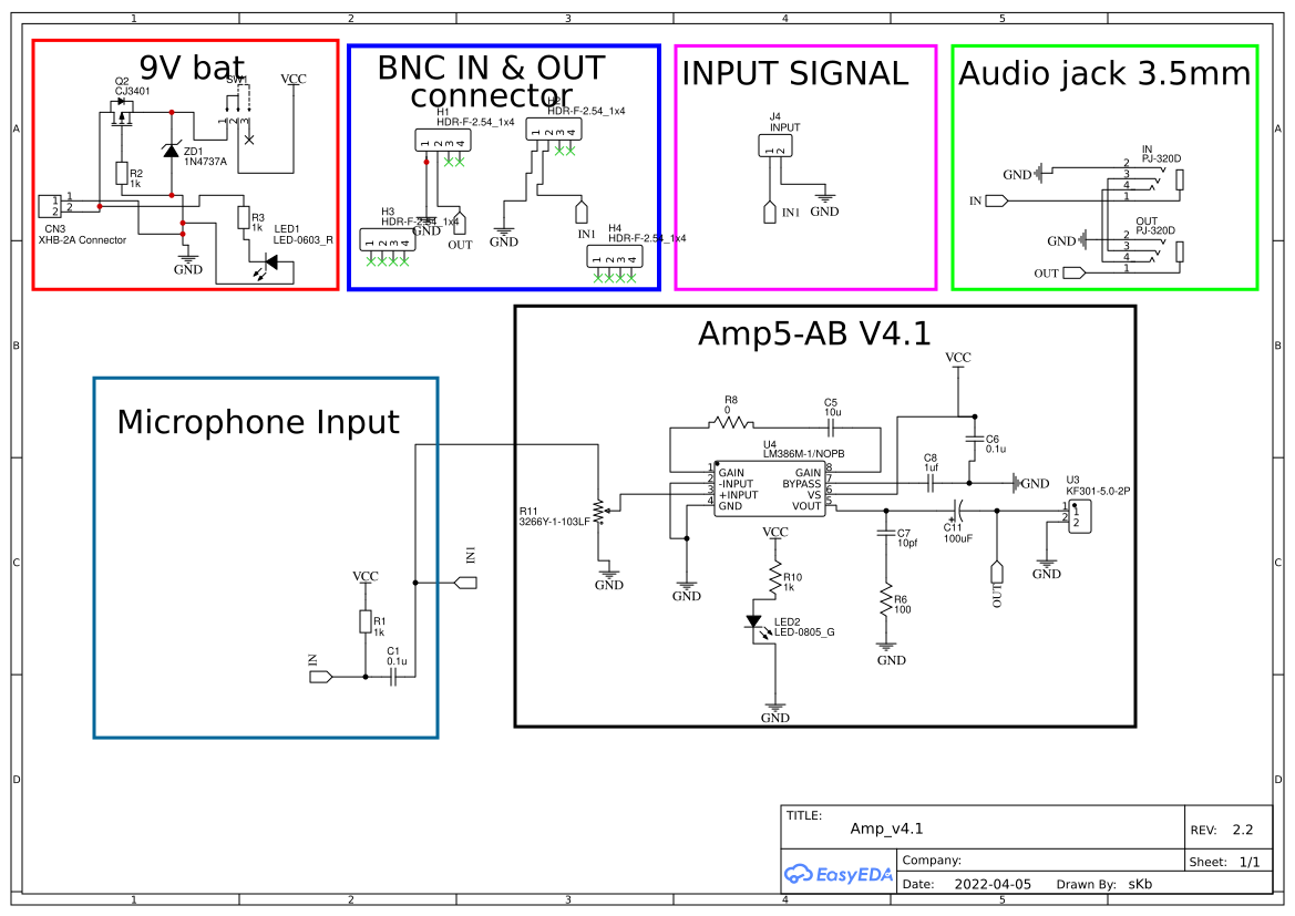 amplifier - OSHWLab