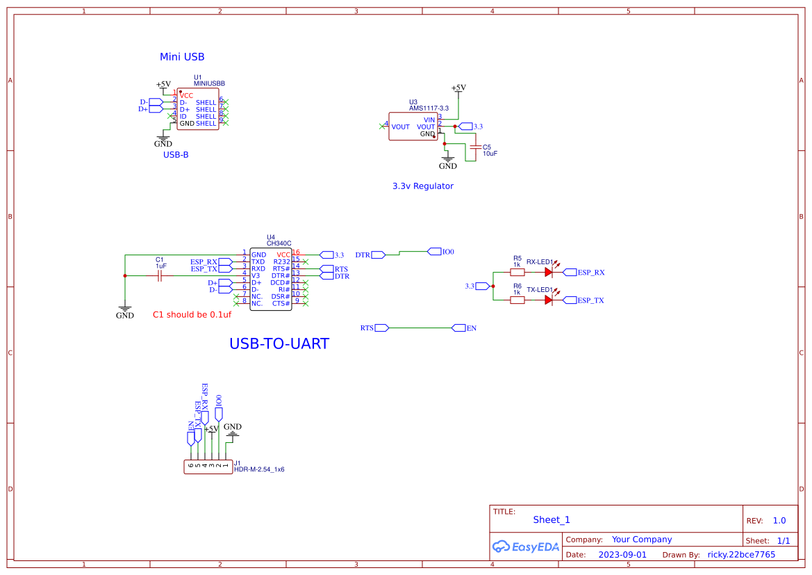 Esp32 Programmer Oshwlab