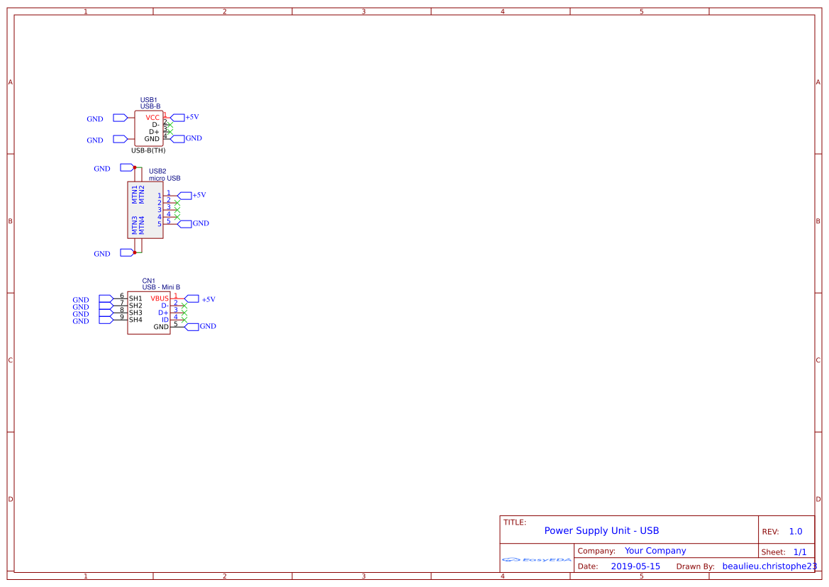 Power Supply Unit - Homemade Computer - EasyEDA open source hardware lab