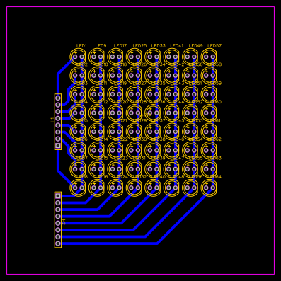 LED matrix control m66311p - OSHWLab