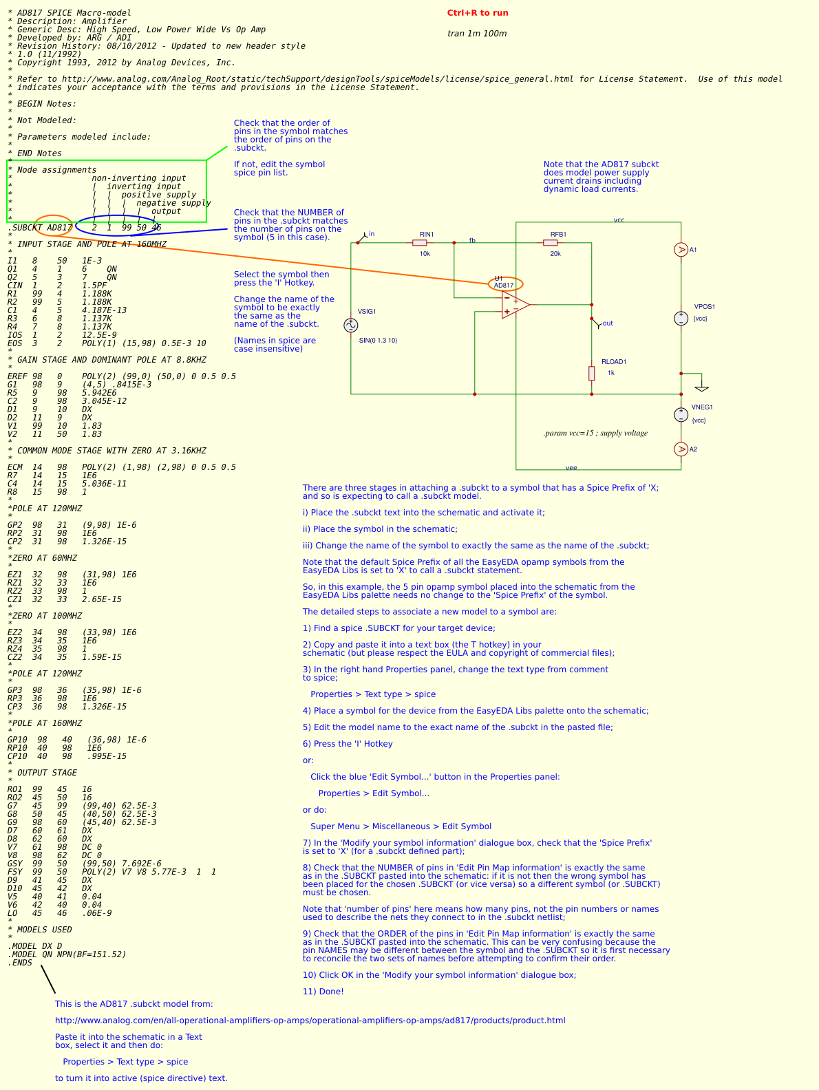 Spice tutorials 02 - EasyEDA open source hardware lab