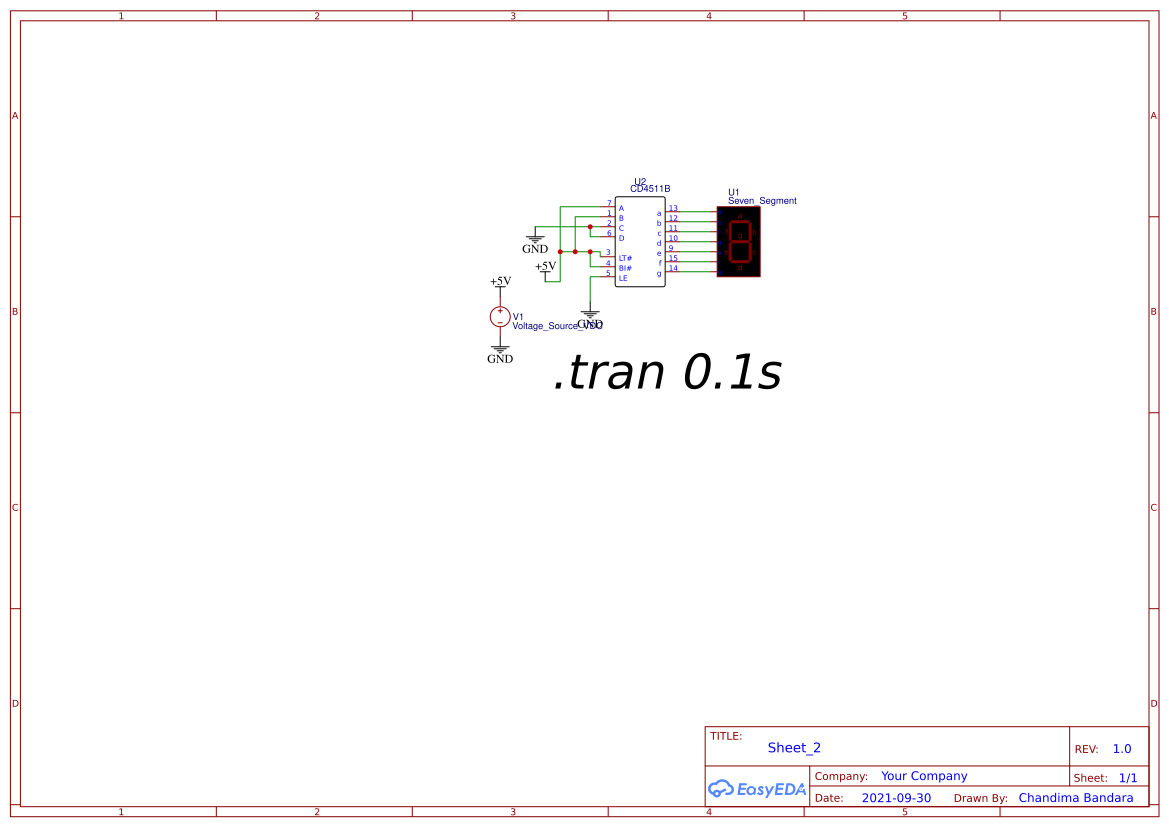 7 Segment Display - OSHWLab