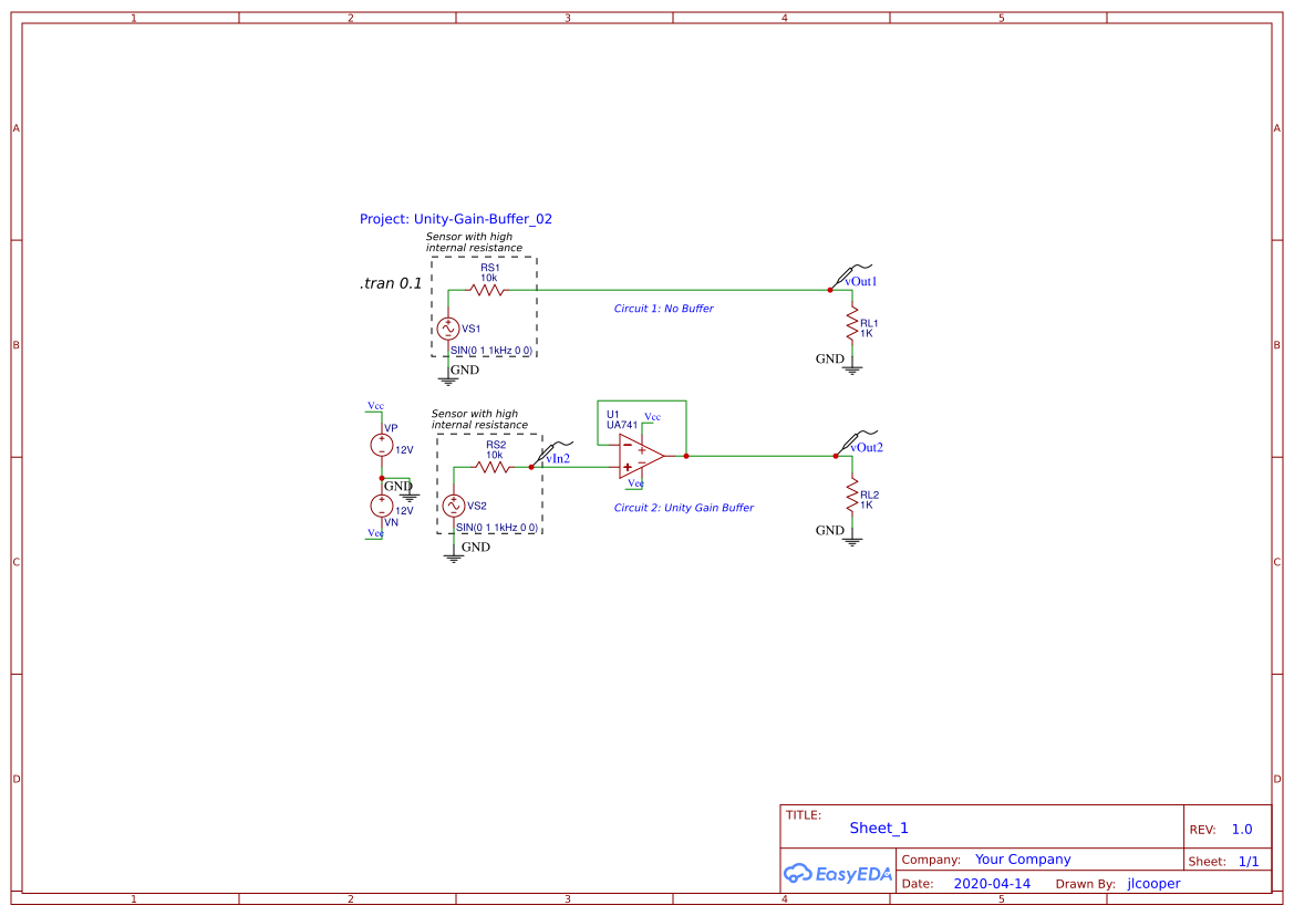 Unity-Gain-Buffer_02 - EasyEDA open source hardware lab