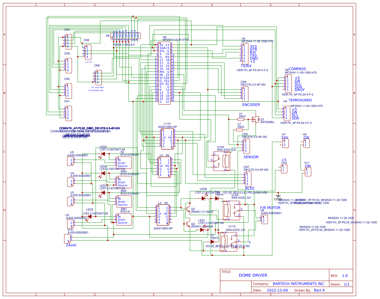 Dome PCB - OSHWLab