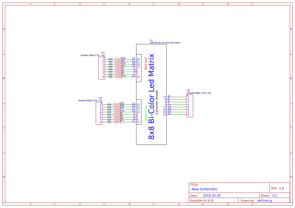 64-LED-Matrix - EasyEDA open source hardware lab