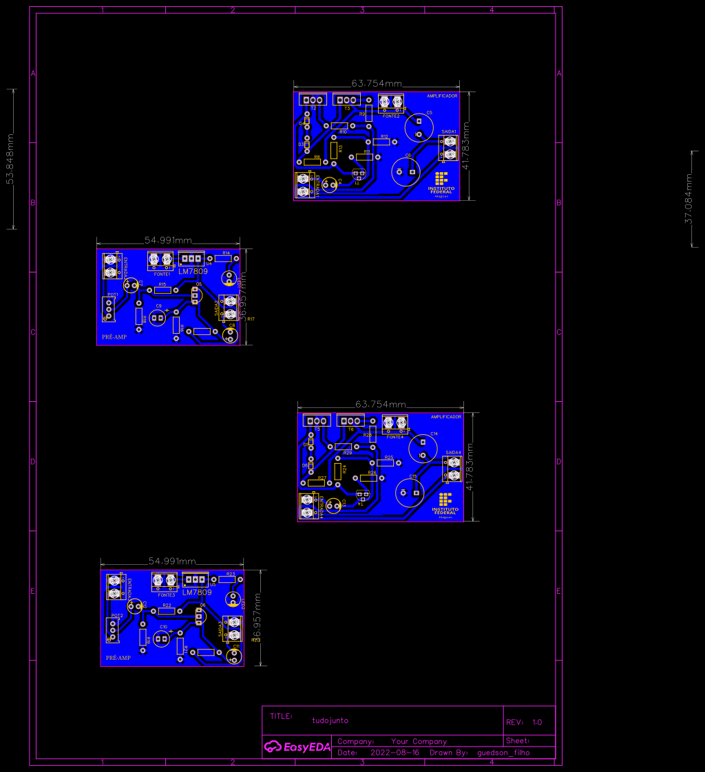 Projeto amplificador lab de eletrônica - OSHWLab