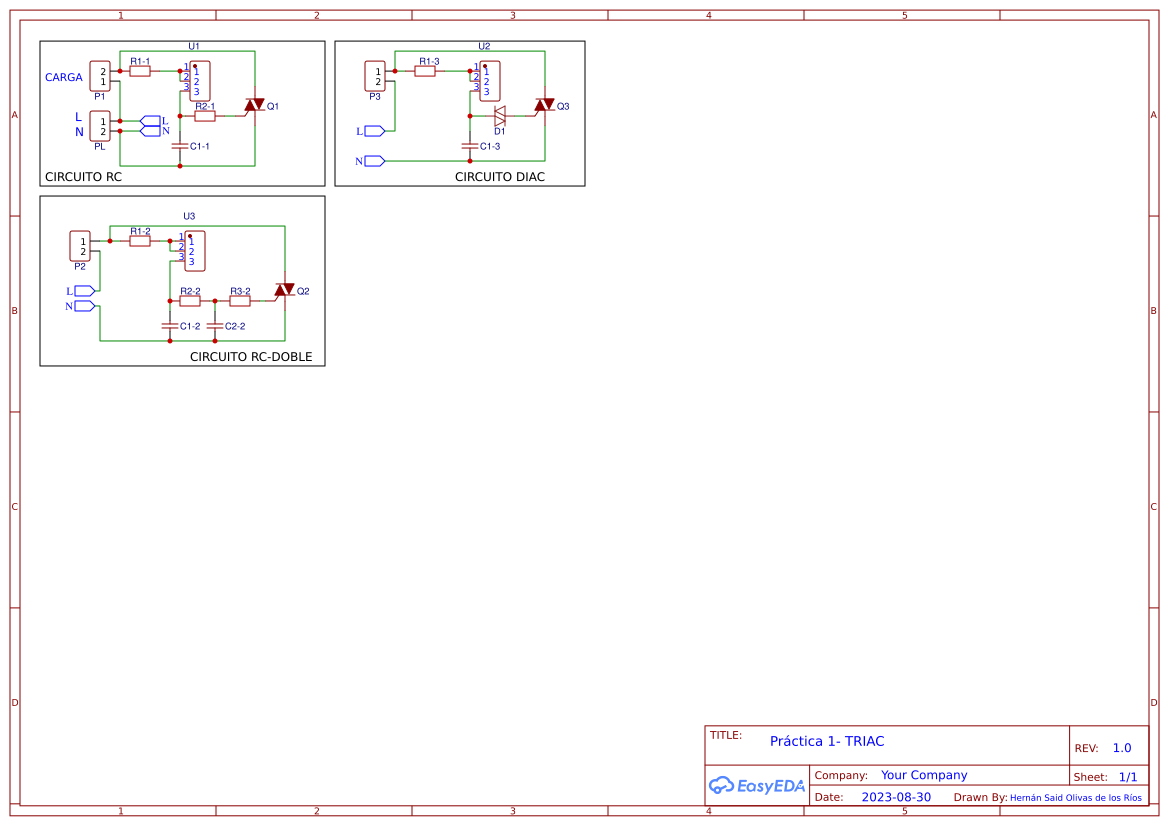 TRIAC - EasyEDA open source hardware lab