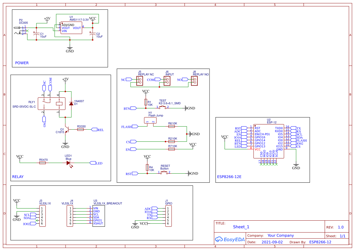 VL53L1X - EasyEDA open source hardware lab