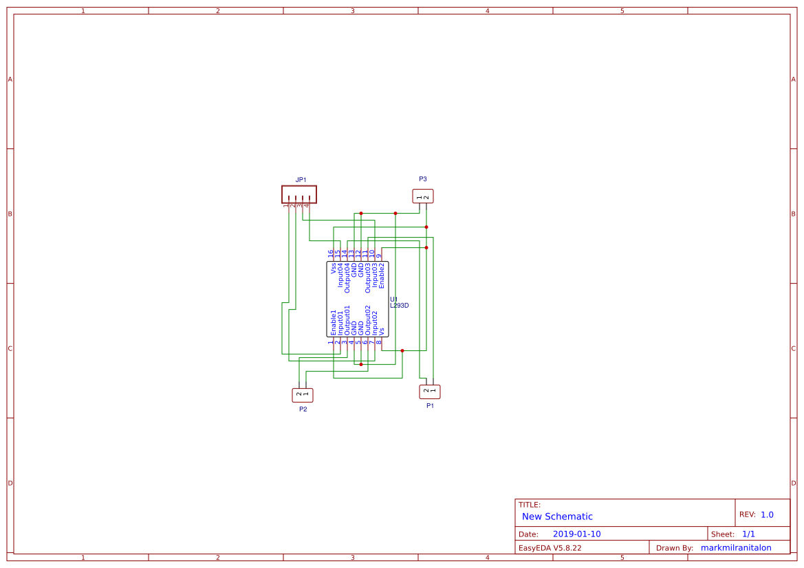 L293D Circuit - EasyEDA open source hardware lab