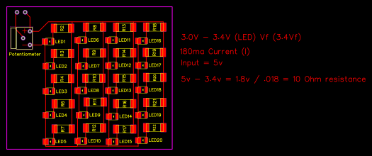 LED Light Display - OSHWLab