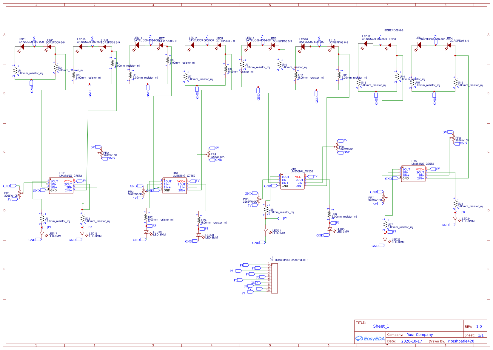 Ir Array Easyeda Open Source Hardware Lab