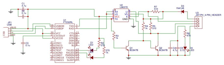 K-line_adapter - EasyEDA open source hardware lab