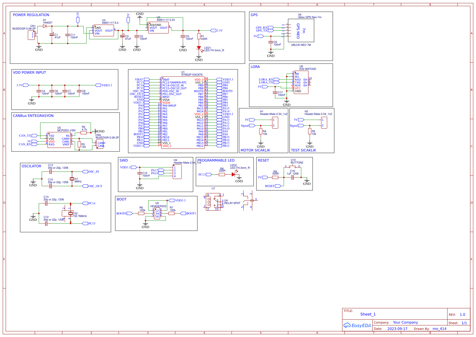 AKS24_STM32F103C8T6 - OSHWLab