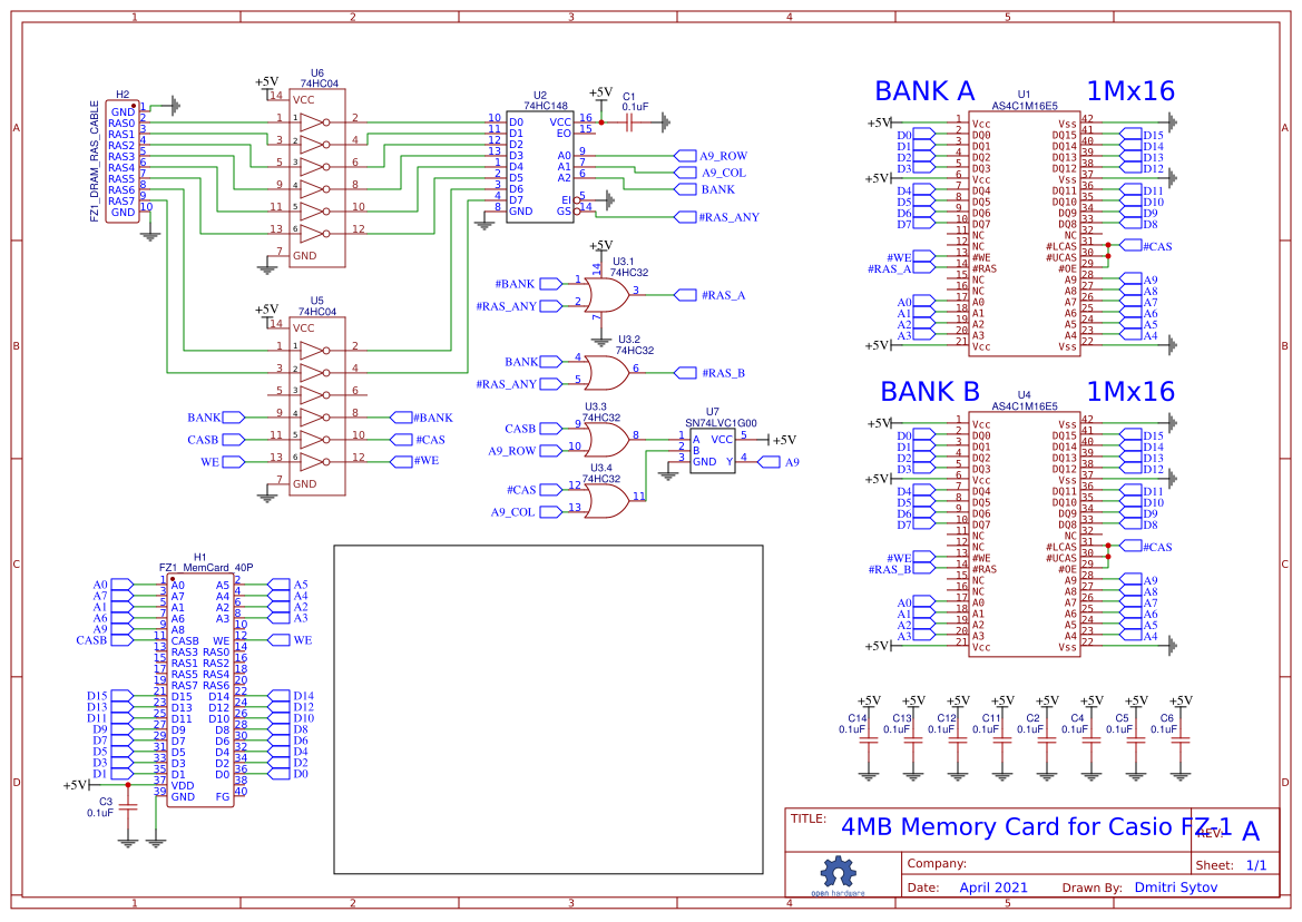 FZ-1 Memory Card - EasyEDA open source hardware lab