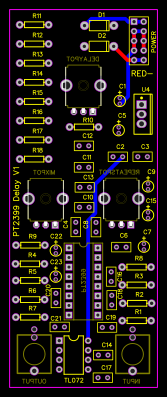 PT2399 Delay V1 - OSHWLab