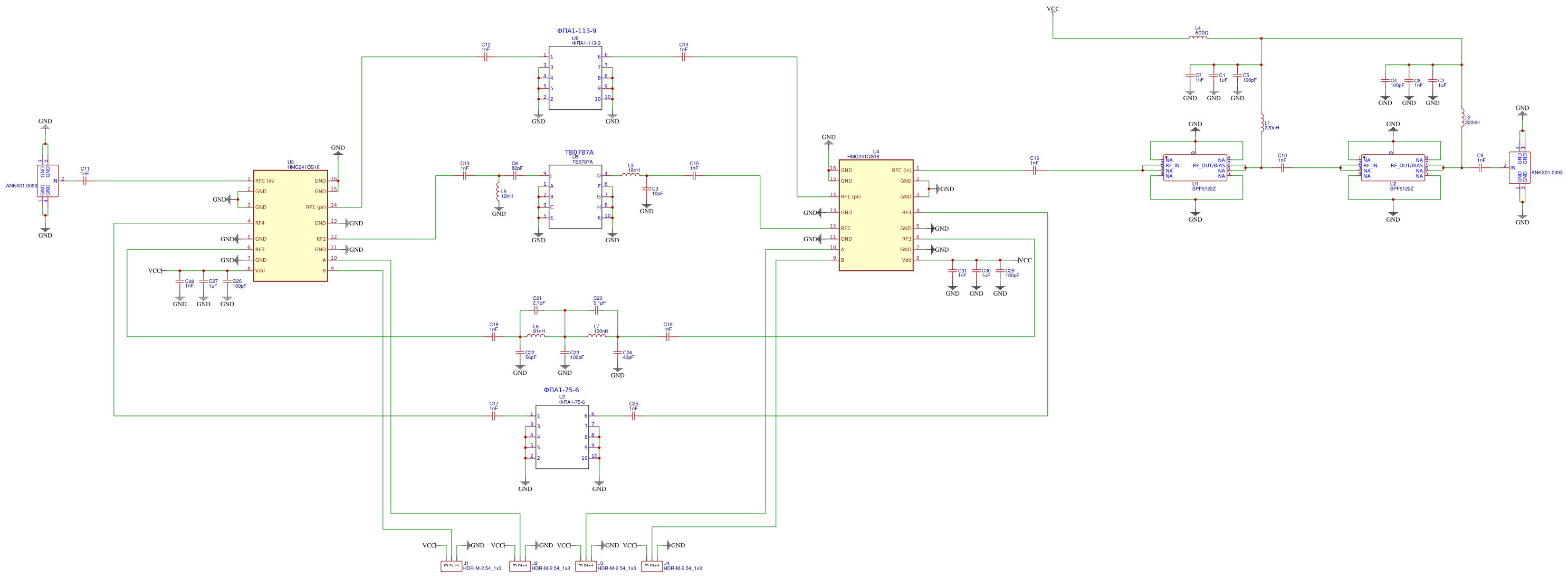 LNA filter switch - OSHWLab