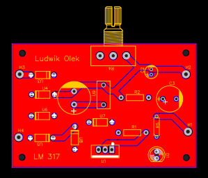 Regulator napięcia LM317 - OSHWLab