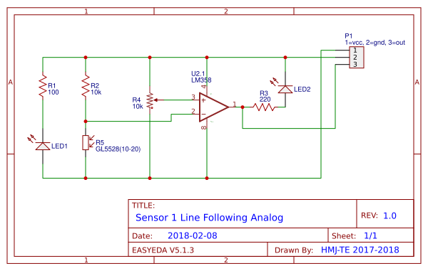 HMJ-TE Line Tracer - OSHWLab