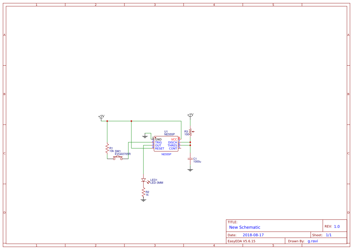 1 minute time using 555ic - OSHWLab